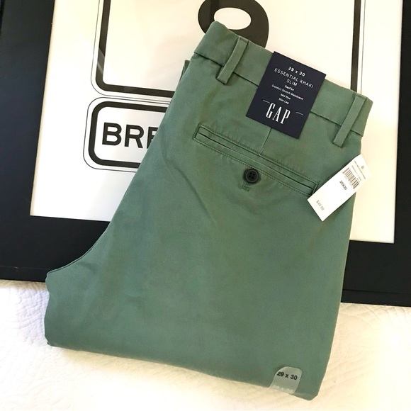 GAP | Pants | Nwt Gap Mens Essential Khaki Slim | Poshmark